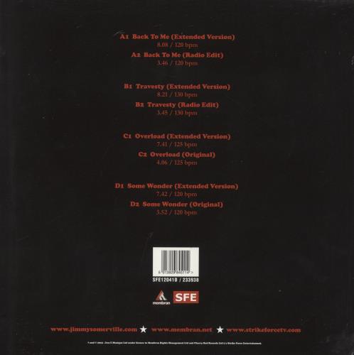 Jimmy Somerville 12" Of Homage - 2 x 12" - Sealed UK 12" vinyl single (12 inch record / Maxi ...